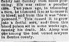 Carroll County Democrat 1897 Newspaper Clippings, Surnames A-B ...