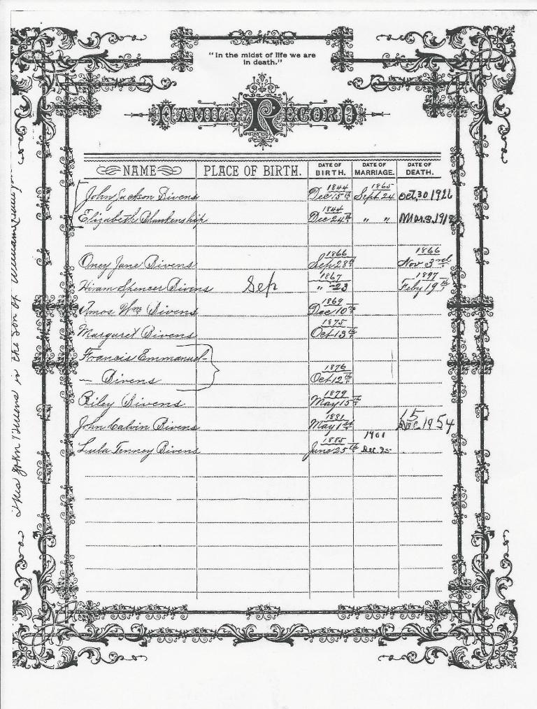 Family Record