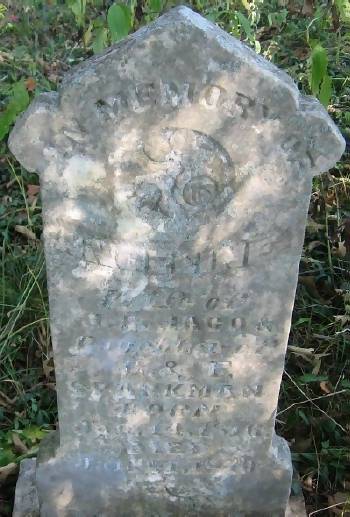 Angeline Sparkman Jaco, 14 Jan 1826 - 14 Jan 1870